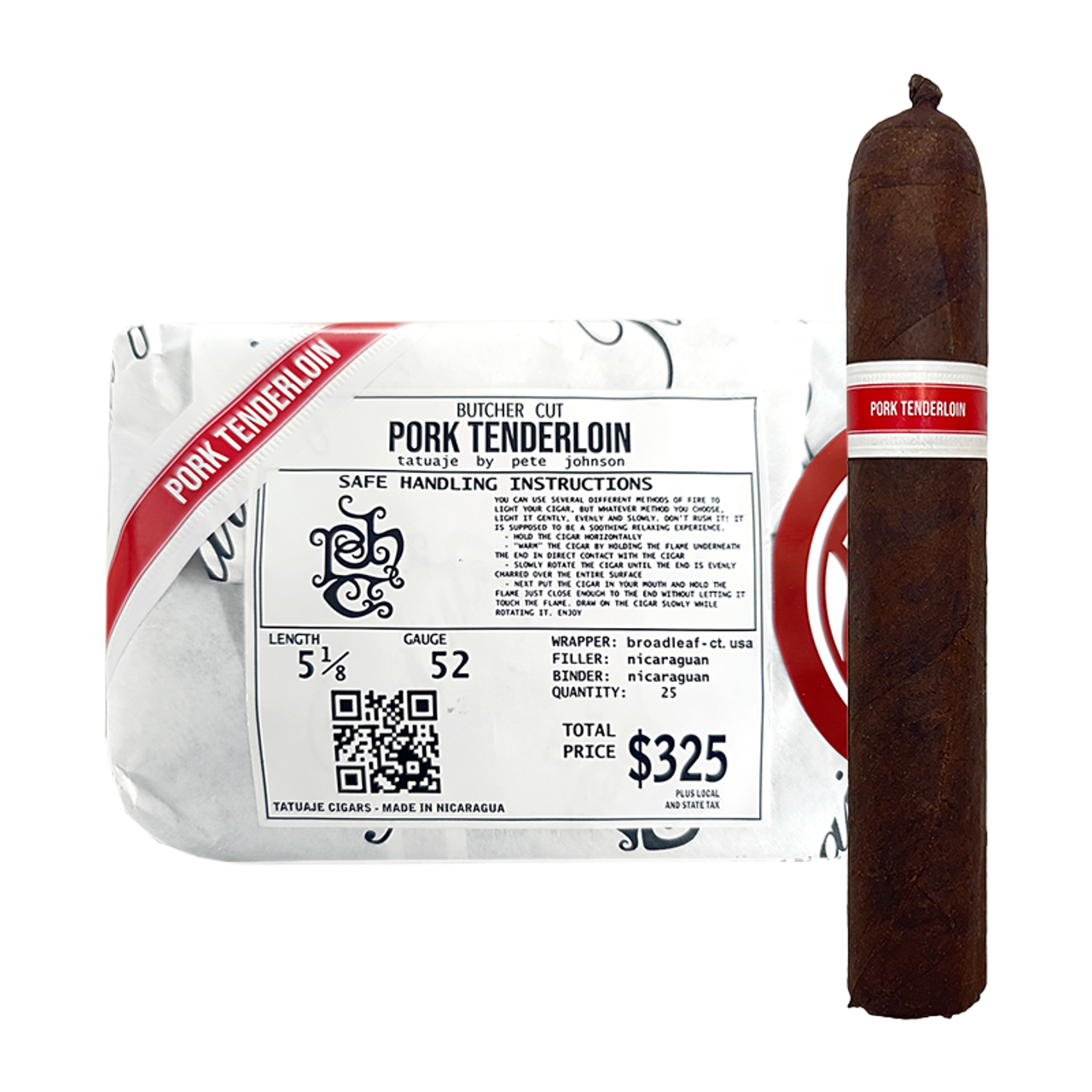 Tatuaje Pork Tendorloin (5.13" x 52) – TRP Cigars